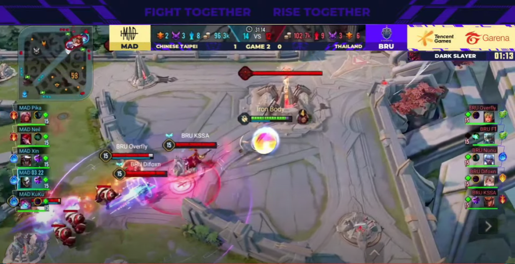 MAD Team ดวลเดือดเชือด Buriram United 2-0 ศึก AWC 2021 | ONE Esports ...