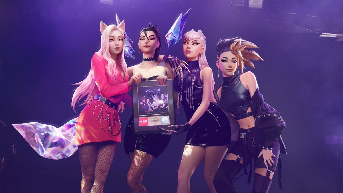 POP/STARS จาก K/DA ได้รับรางวัลแผ่นเสียงทองคำ | ONE Esports Thailand