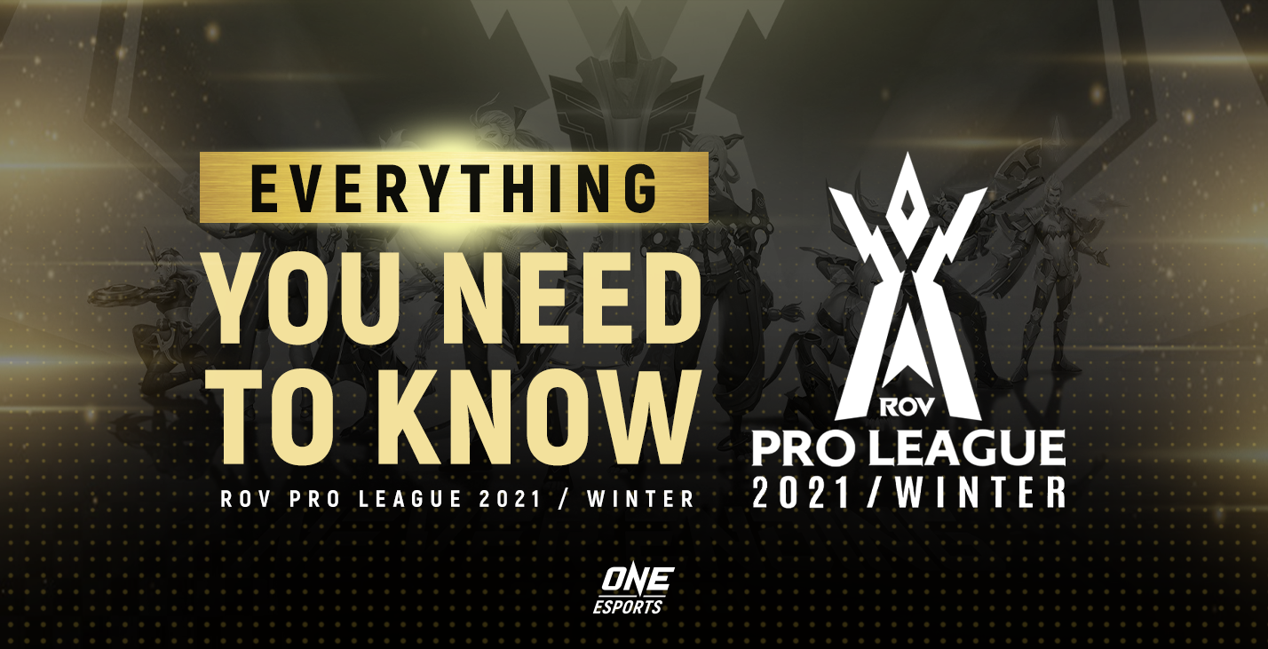 RoV Pro League 2021 Winter:โปรแกรมแข่ง ผลการแข่ง ช่องทางชม | ONE ...