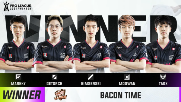 Bacon Time ทีมที่ 3 การันตีเพลย์ออฟ RoV โปรลีก | ONE Esports Thailand