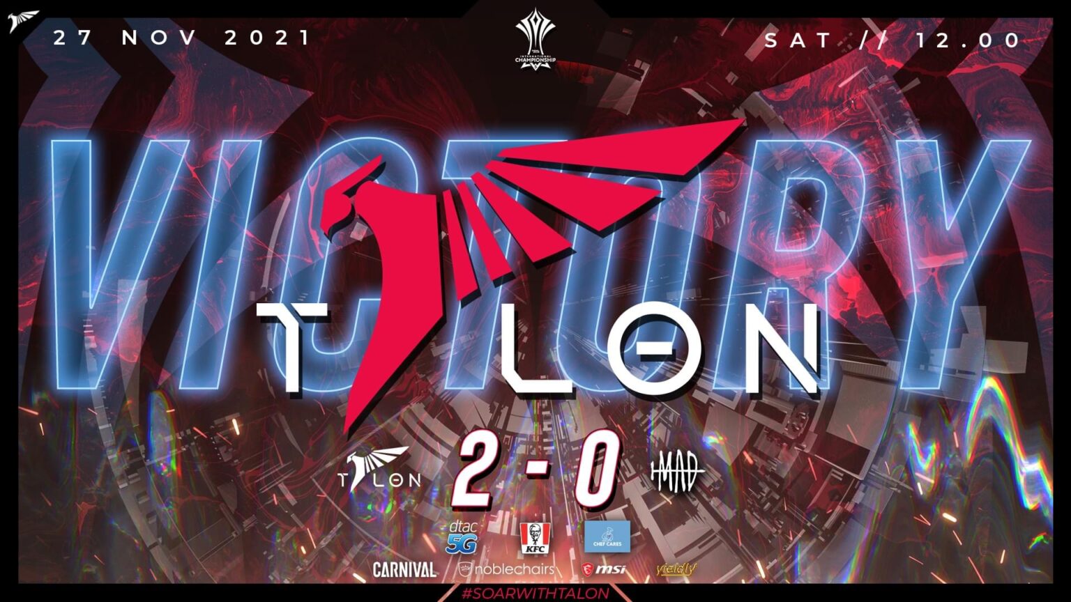 สุดมัน! Dtac x Talon คว่ำ MAD คว้า 3 แต้มแรก AIC 2021Dtac x Talon คว่ำ ...