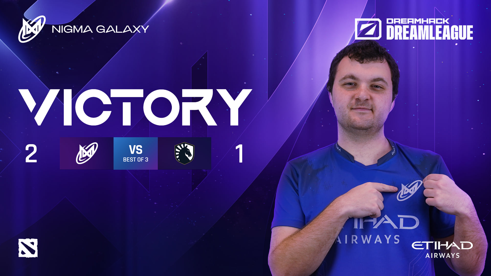 ร่างทอง! Nigma Galaxy ฟอร์มเดือด แซงเฉือน Team Liquid 2-1 | ONE Esports ...