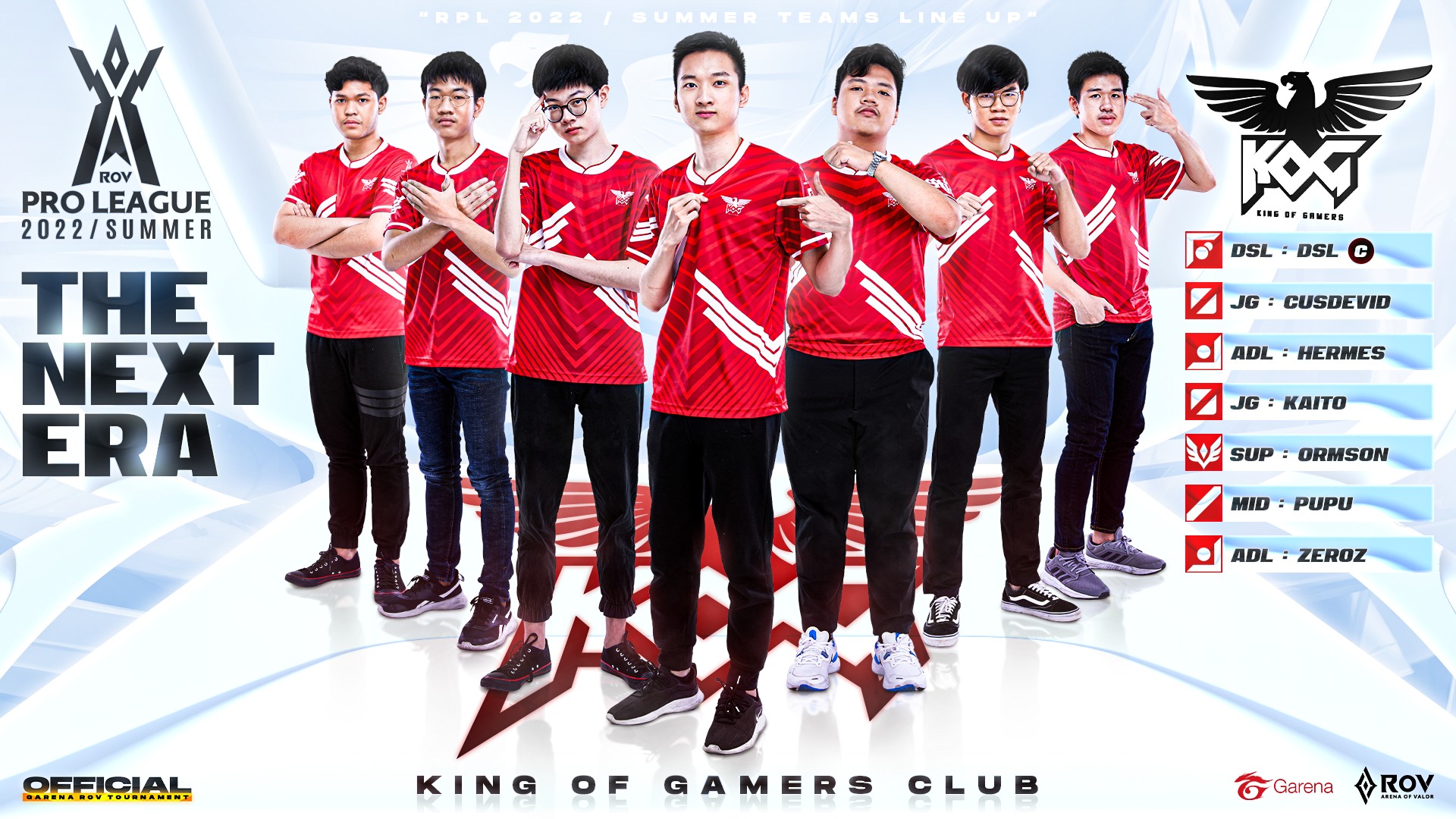 KoG เปิดโผไลน์อัพลุย RoV Pro League | ONE Esports Thailand