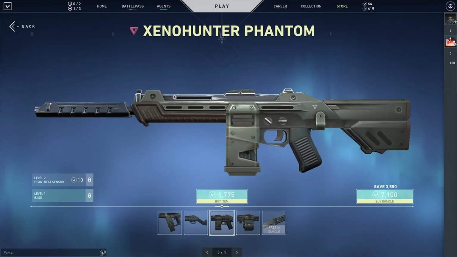 Xenohunter สกินใหม่ Valorant บังมุมมองผู้เล่น | ONE Esports Thailand