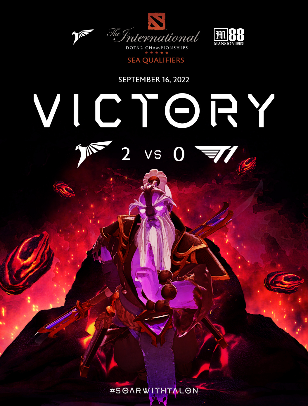 Talon หักปากกาเซียน เชือด T1 2-0 เข้าชิงตั๋ว TI11 | ONE Esports Thailand