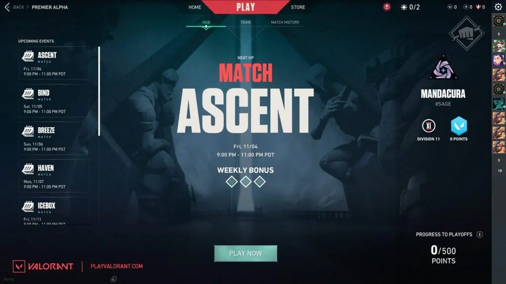 Valorant Premier ONE Esports 