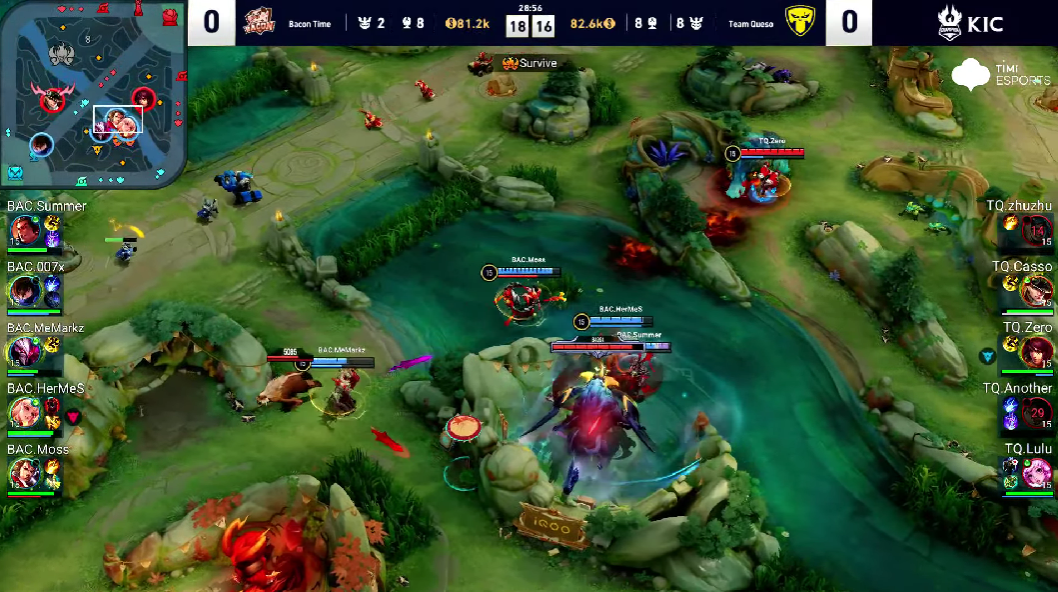 Bacon Time คว้าชัย 2 เกมรวดเปิดหัว KIC วันแรก | ONE Esports Thailand