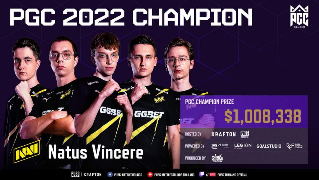 Navi โกยแต้มวันสุดท้ายแซงคว้าแชมป์โลก PGC 2022 | ONE Esports Thailand