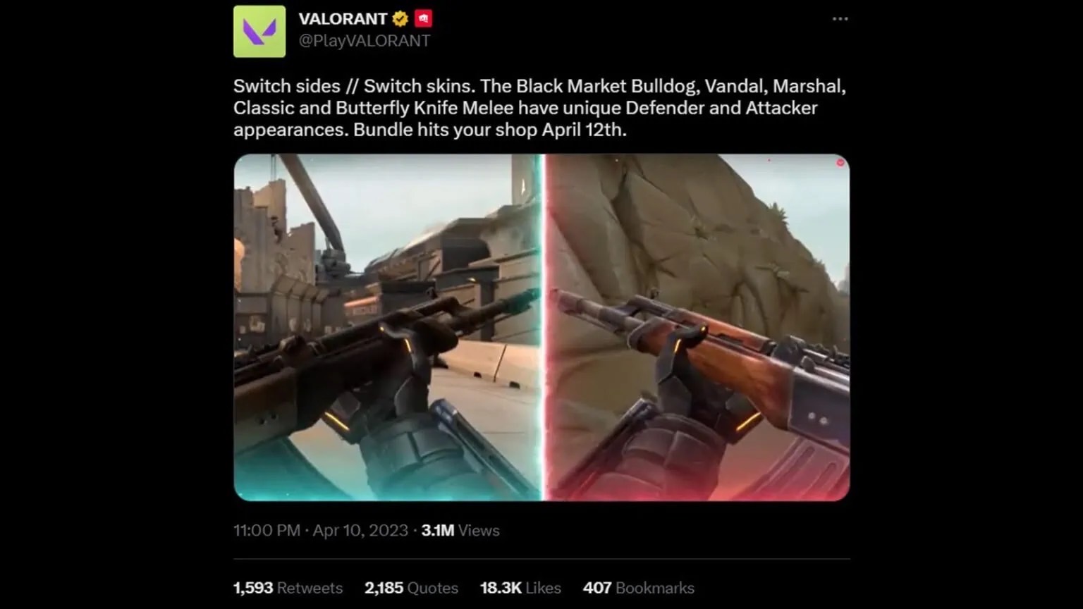 Black Market สกินใหม่ Valorant ทำแฟน Counter-Strike ฮือฮา | ONE Esports ...