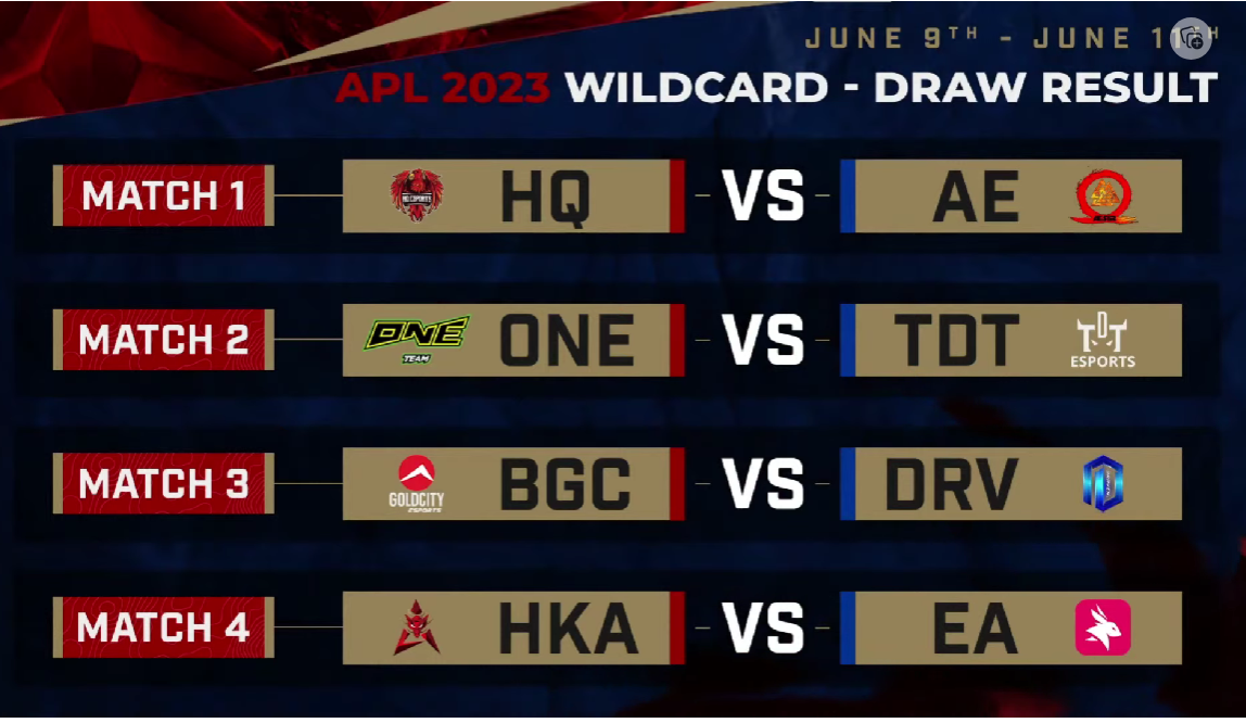 เปิดคู่แข่ง eArena - GoldCity ล่าตั๋ว APL 2023 รอบ Wild Card | ONE Esports Thailand
