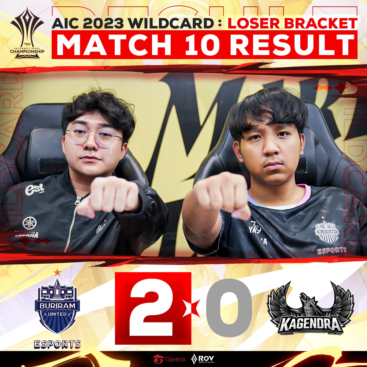 Valencia ควง Buriram United ทะลุตัดกันเอง AIC 2023 Wildcard | ONE Esports Thailand