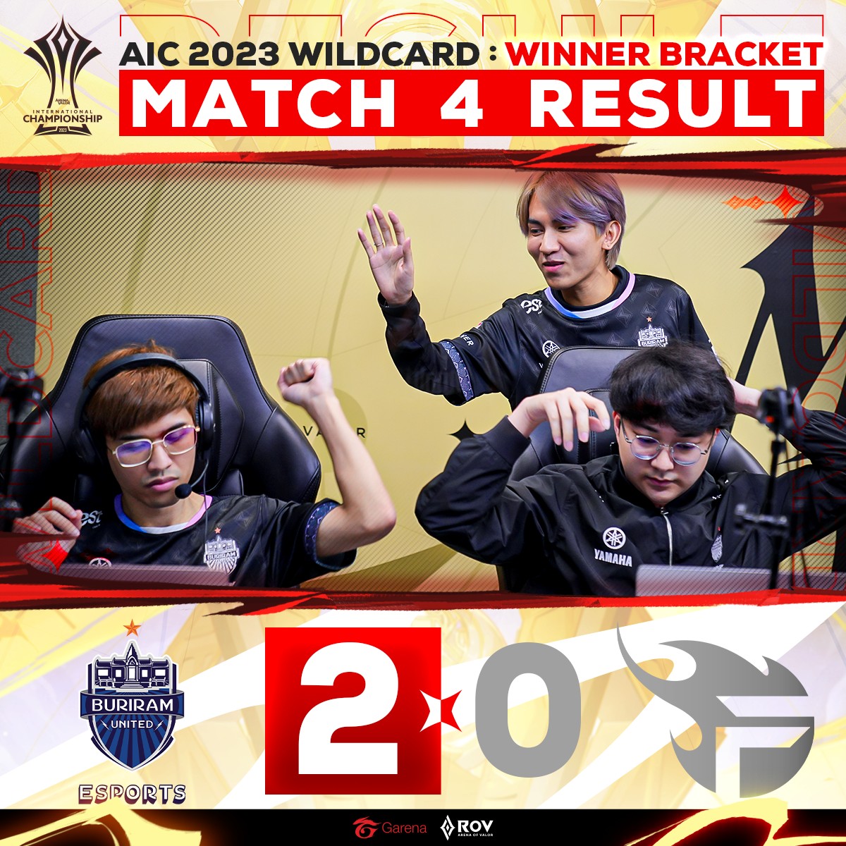 Buriram United ชนะ Team Flash 2-0เข้าสายบน AIC 2023 Wildcard | ONE Esports Thailand