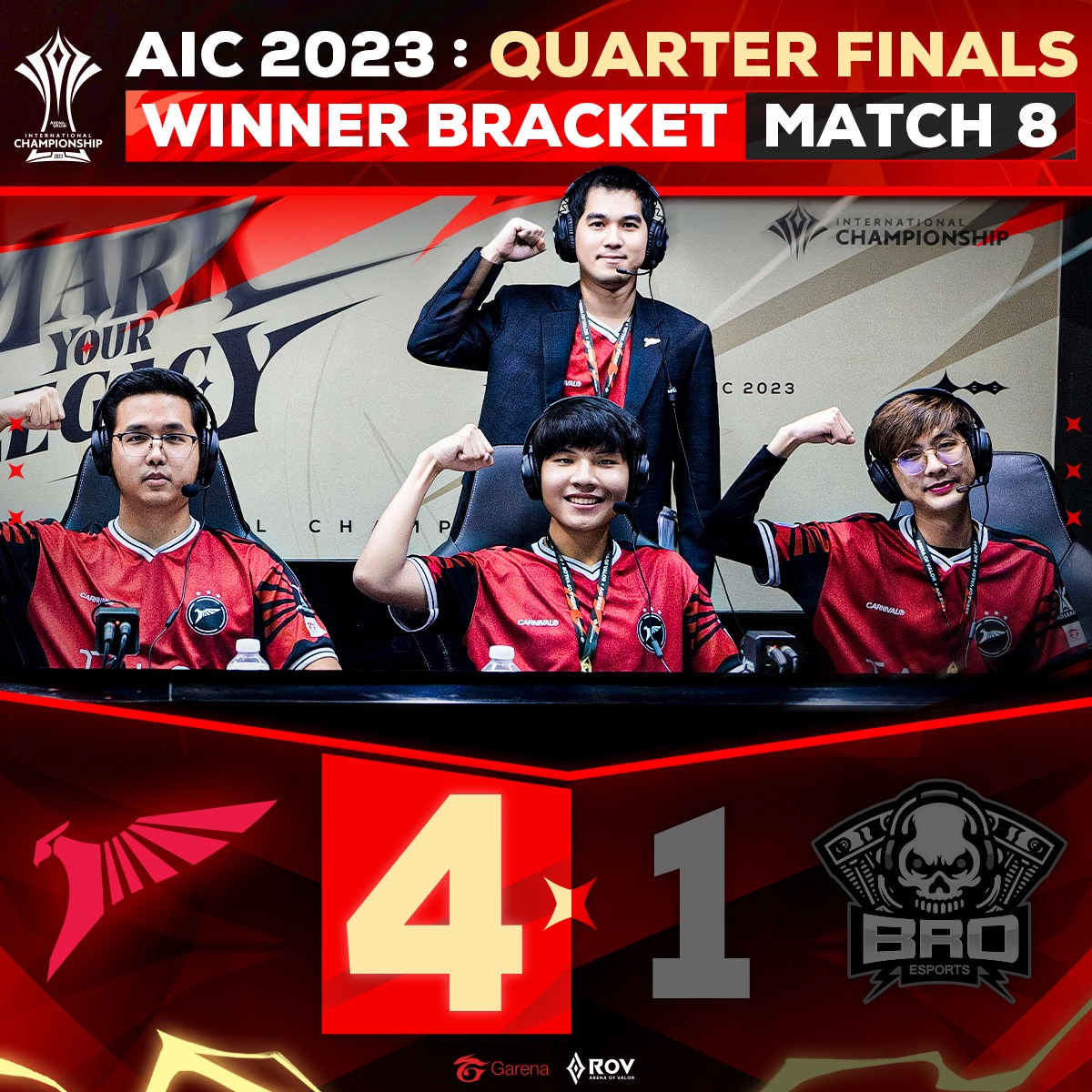 Talon ชนะ BRO เด็ดขาด 4-1 เข้า 4 ทีมสุดท้าย AIC 2023 | ONE Esports Thailand