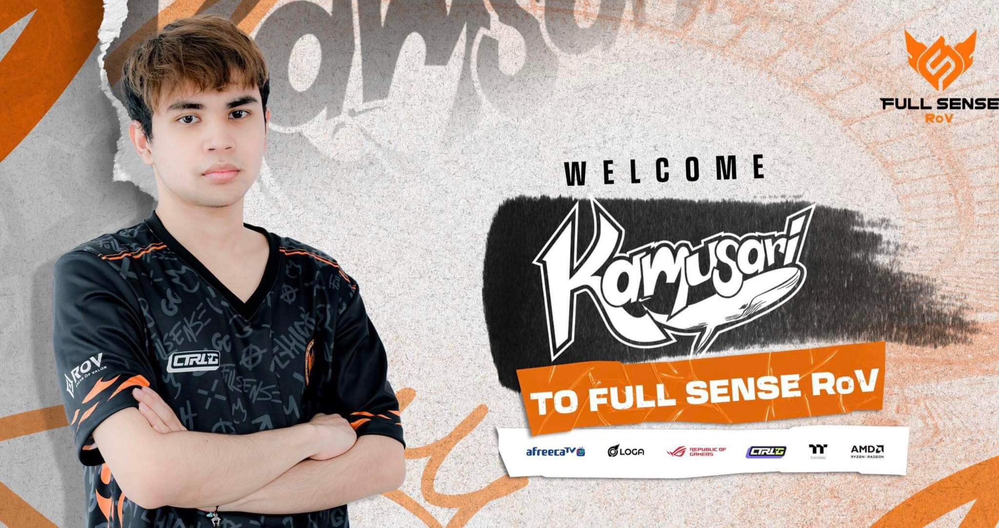 FULL SENSE เปิดตัว Kamusari ผู้เล่น RoV รายที่ 4 | ONE Esports Thailand