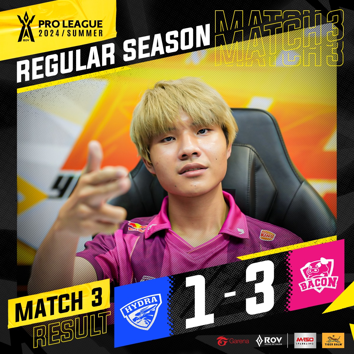 Erez นำ Bacon คว้าชัย Buriram แพ้ประเดิม RoV โปรลีก | ONE Esports Thailand