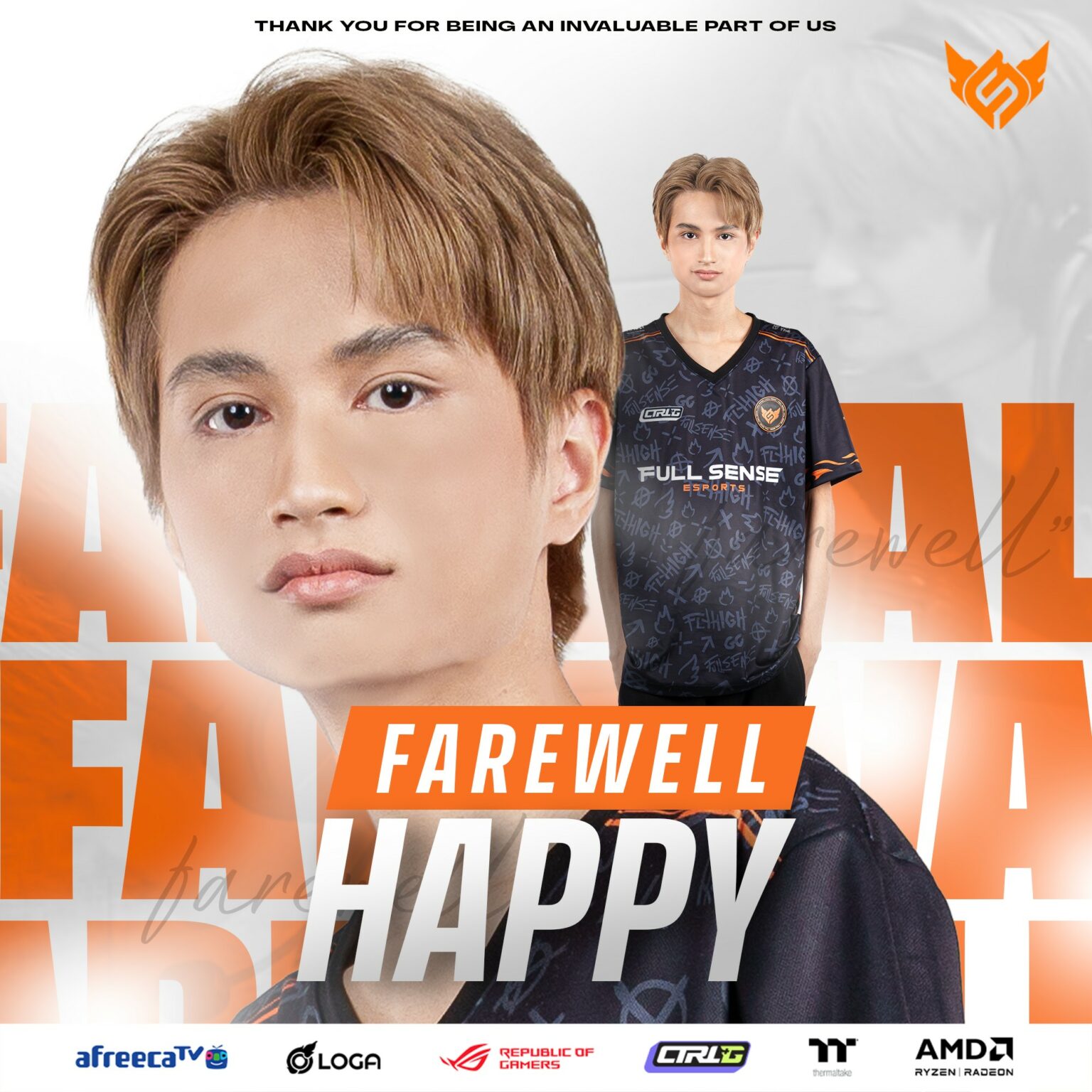 FULL SENSE ประกาศแยกทาง Happy กัปตันทีม RoV | ONE Esports Thailand