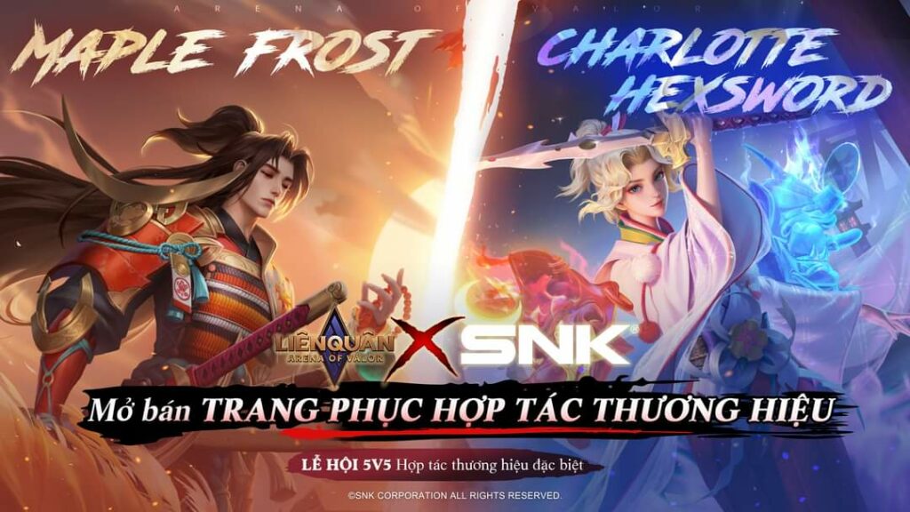RoV X SNK ปล่อยต่อเนื่องสกินใหม่ Ryoma และ CHARLOTTE | ONE Esports Thailand
