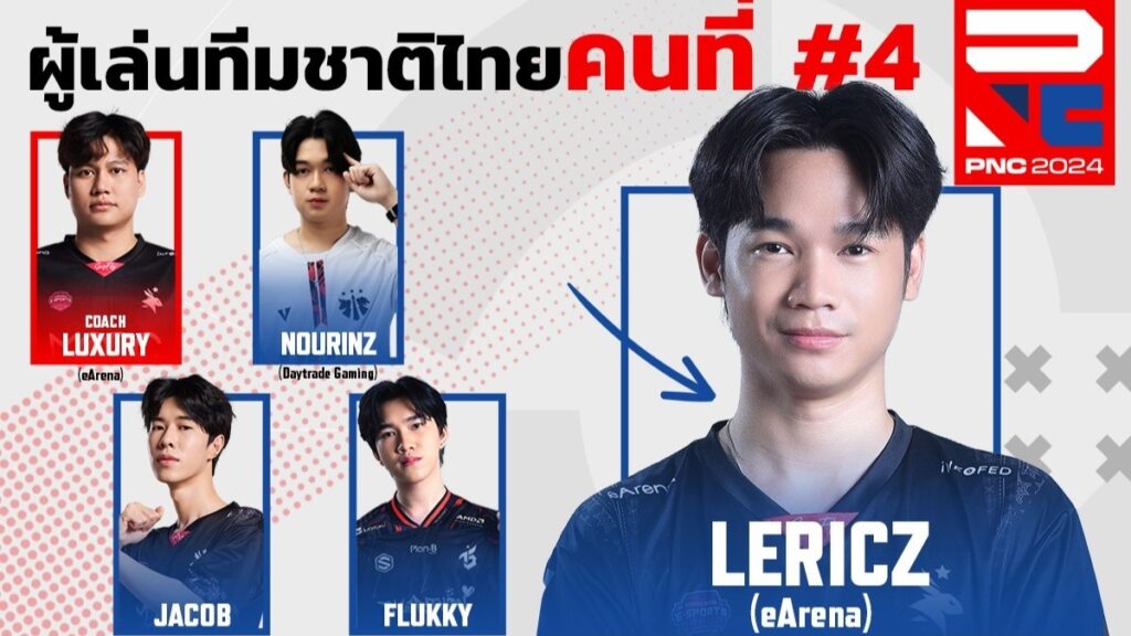 Lericz ชนะโหวตติดทีมชาติไทยไป PNC 2024 | ONE Esports Thailand