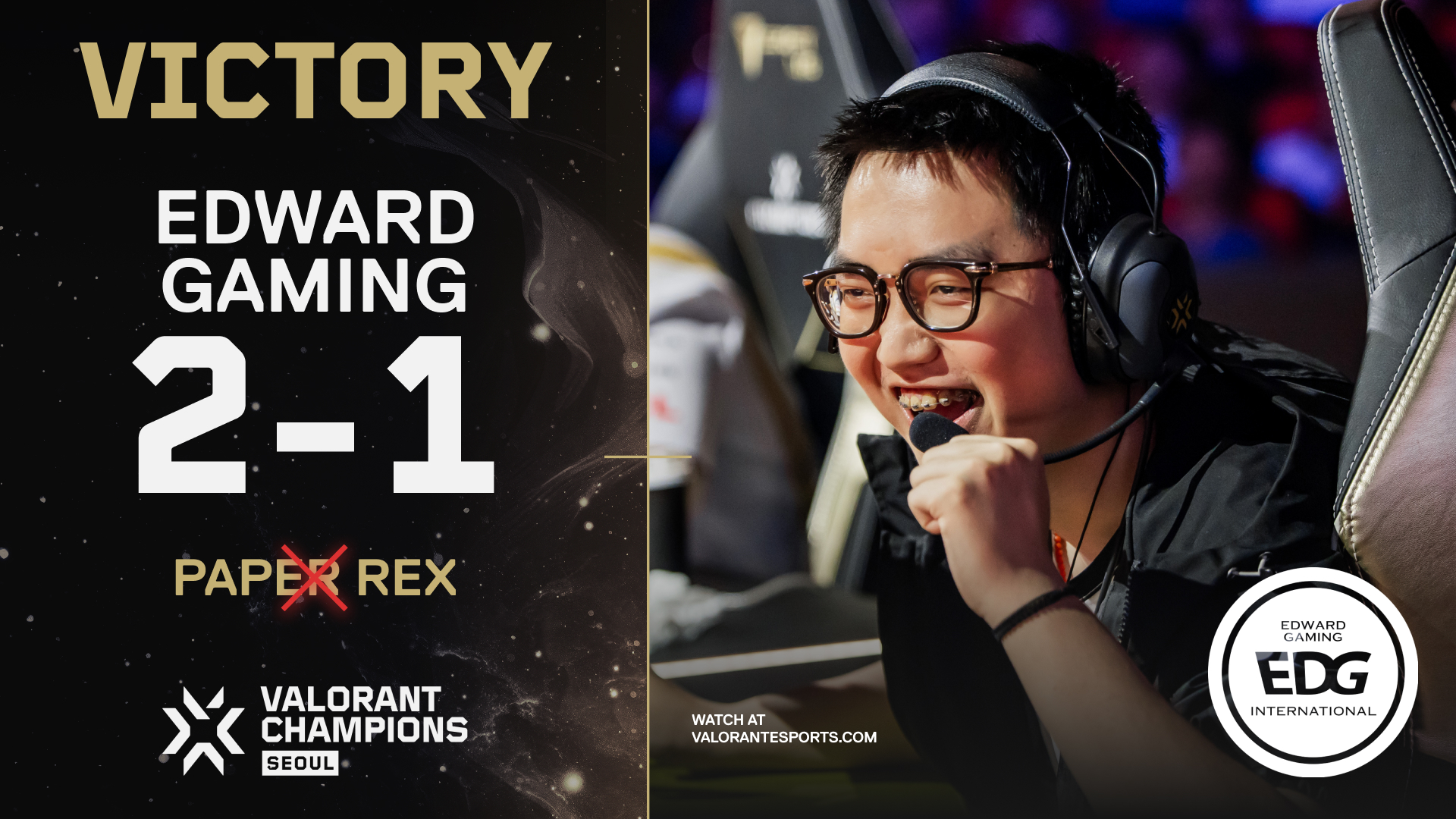 Paper Rex พลาดท่าพ่าย EDG 2-1 ปิดฉากเส้นทาง Champions 2024 | ONE Esports Thailand
