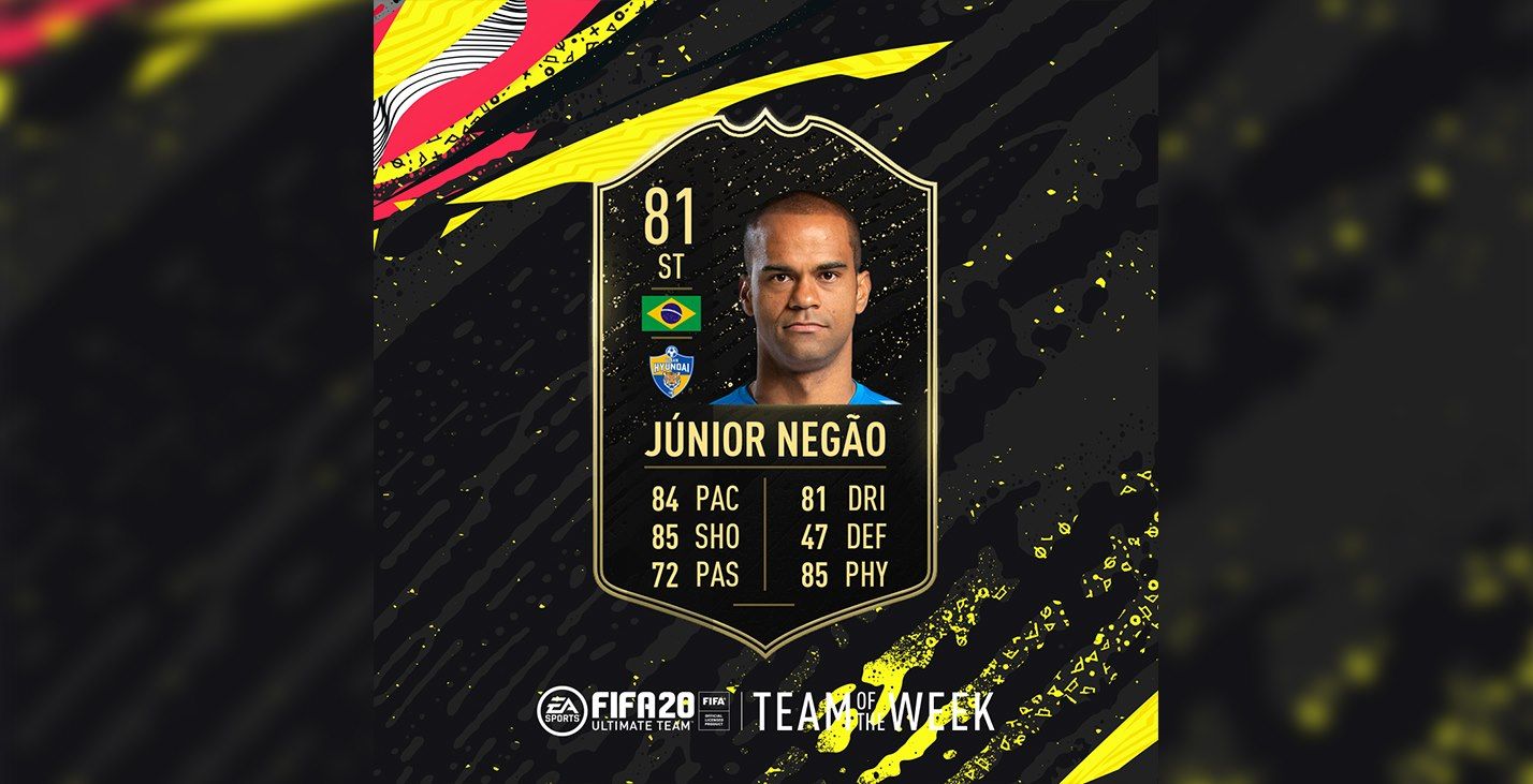 การ์ดดำ! จูเนียร์ เนเกรา อดีตหอกกิเลน,โลมาติดทีมยอดเยี่ยม FIFA20 | ONE ...