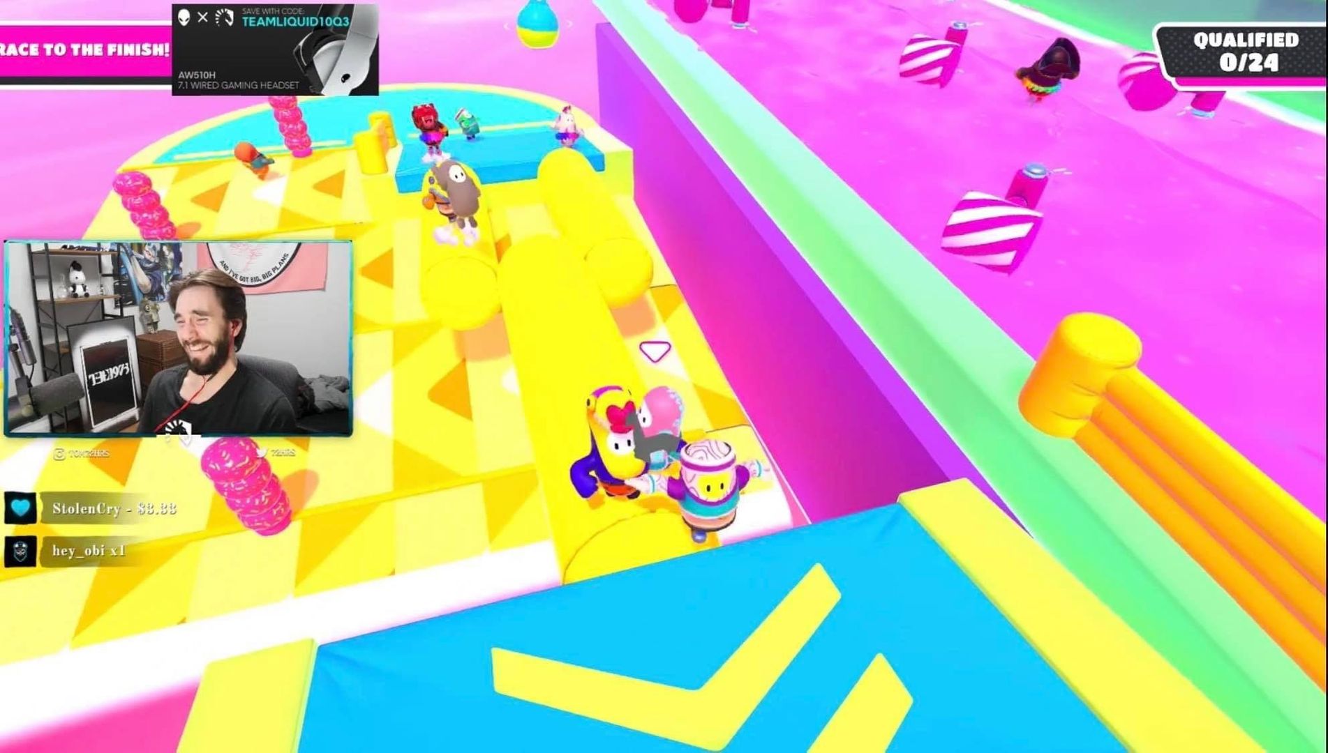 เหนือชั้น! โปร Fortnite Team Liquid โชว์ลีลา Fall Guys สุดฮา | ONE ...