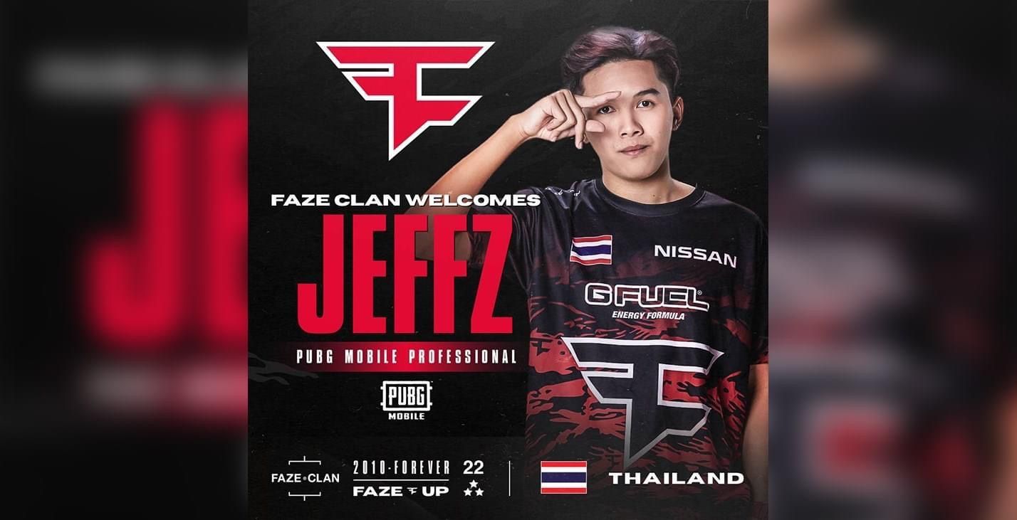 FaZe Clan เปิดตัว Jeffz เสริมแกร่ง ลุยศึก PUBG Mobile Pro League Season ...