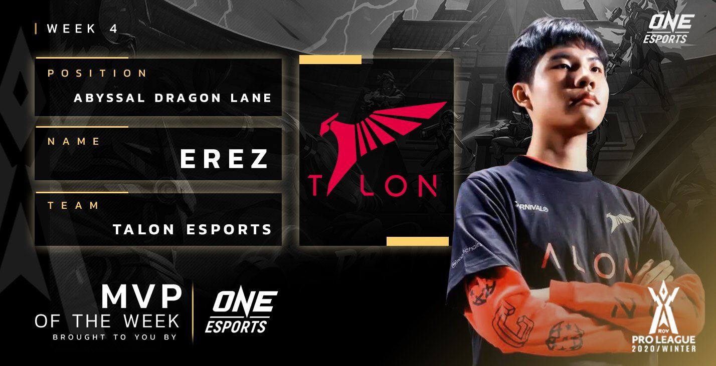 THE MVP: ทีมยอดเยี่ยม RoV Pro League 2020 Winter week 4 | ONE Esports ...