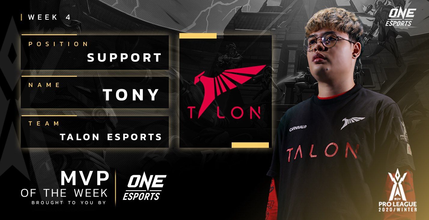 THE MVP: ทีมยอดเยี่ยม RoV Pro League 2020 Winter week 4 | ONE Esports ...